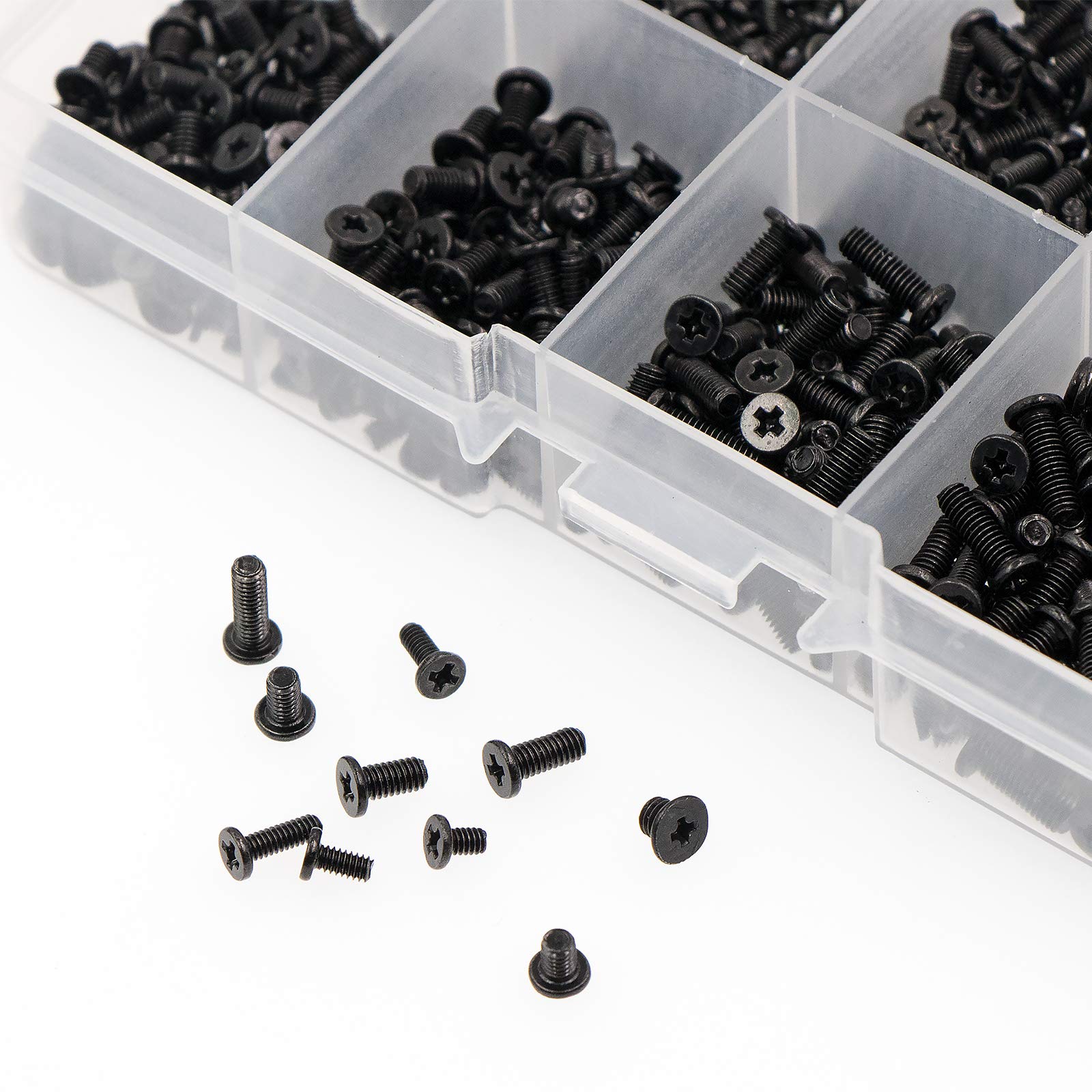 CO-RODE 850pcs M2 M2.5 M3 Laptop Notebook Computer Screws Assortment Kit for SSD IBM HP Dell Lenovo Samsung Sony Toshiba Gateway Acer