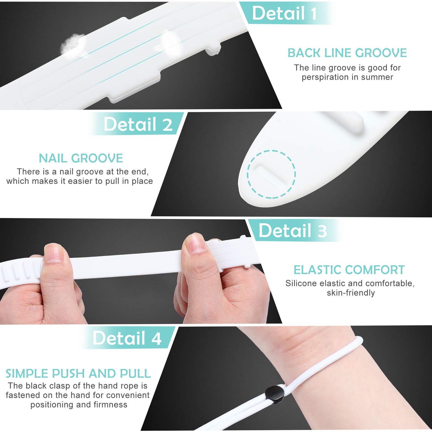 2021 Newest Soft Silicone Controller Skin Grip Cover Protector for Oculus Quest 2 with Paddy Backhand Strap No More Controllers Flying Out - Quest 2 Accessories by X-super Home (Quest 2, White)