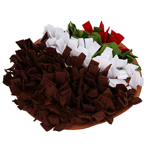 AB TOOLS Dog, Small Animals Christmas Pudding Interactive Snuffle Forage Mat Festive Gift