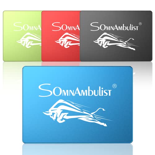 Somnambulist 2.5 inch SATA SSD120GB 240GB 60GB SATA3 Internal Ssd Solid State Hard Drive (Blue Cow-60GB)