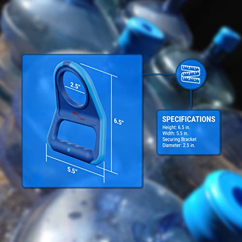 2PK Genuine TERAPUMP TRDWH002 Advanced Ergonomic 2nd Gen 5 Gallon Drinking Water Bottle Handle Bottle Carrier Lifter with Rubberized Anti-Slip Holder