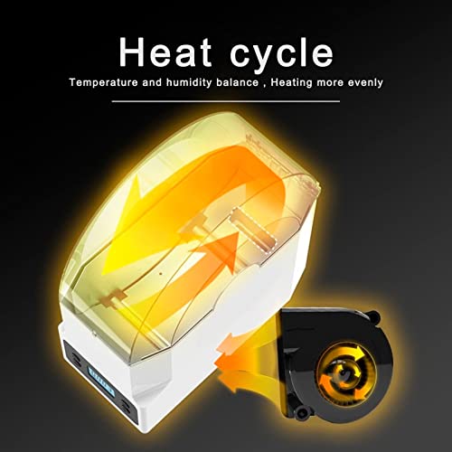 3D Printer Filament Dryer, Wear Resistance Anti Scalding Real Time Monitoring Filament Dryer 100β240V Safe for Consumables(US Plug)