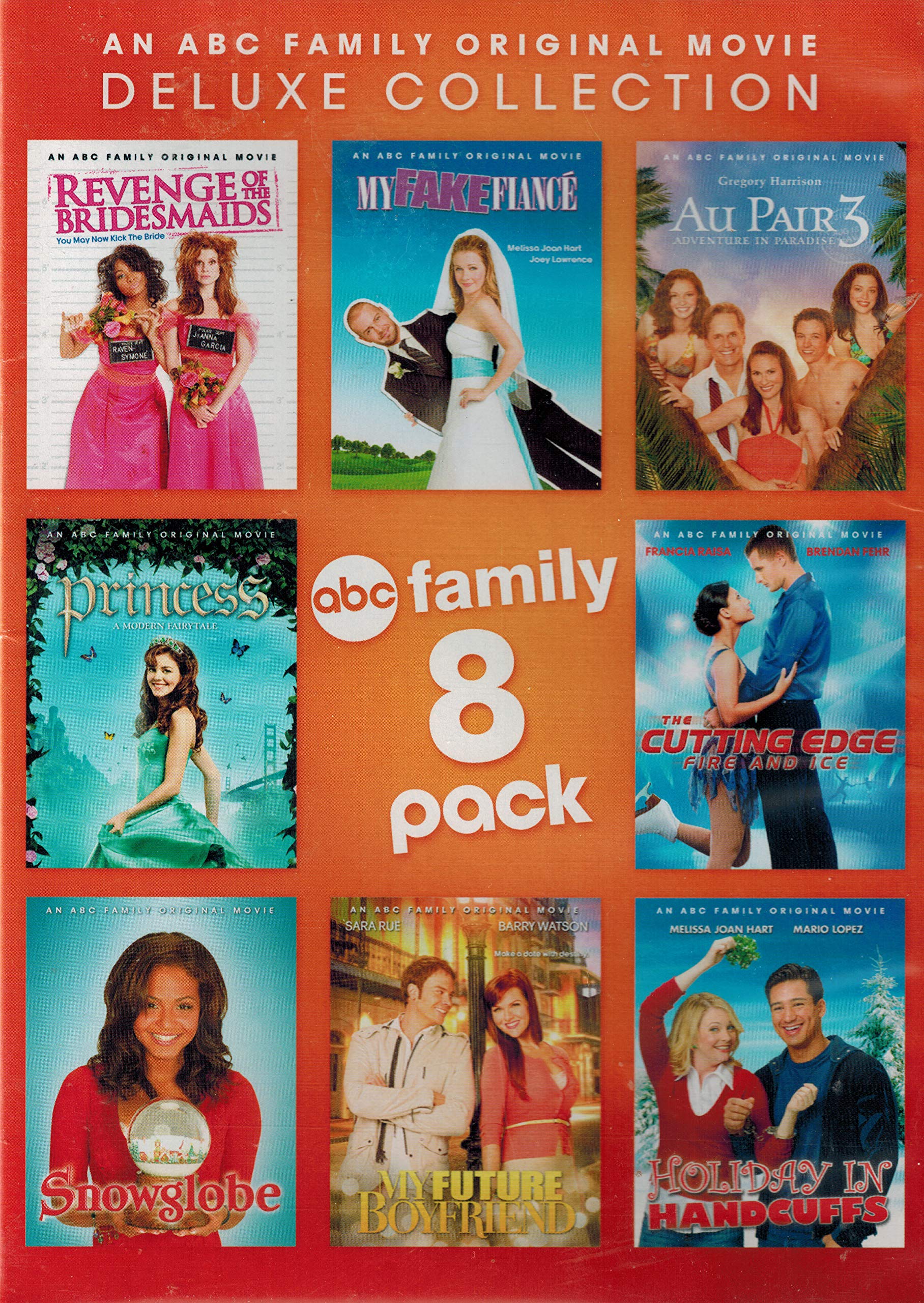 ABC Family (Revenge of the Bridesmaids / My Fake Fiance / Au Pair 3 / The Cutting Edge: Fire and Ice / Holiday in Handcuffs / My Future Boyfriend / SnowGlobe / Princess) (Eight-Pack)