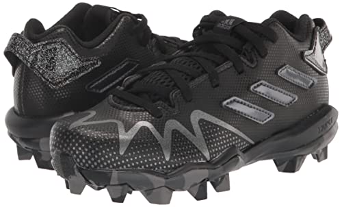 adidas Freak Spark MD-Team Football Shoe, Black/Night Metallic/Black, 13 US Unisex Little Kid