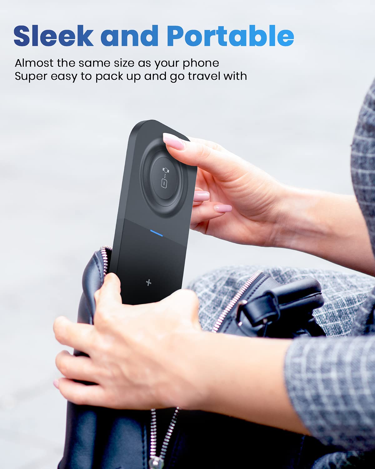 Dual Wireless Charger for Samsung Galaxy Watch and Phone, Duo Charging Pad for Galaxy Watch 4/3,Active 2/1,Gear S4/S3, S21/S20/S10/S9/S8/Note 20/10/9, Charging Station for Galaxy Buds 2/+/Pro/Live