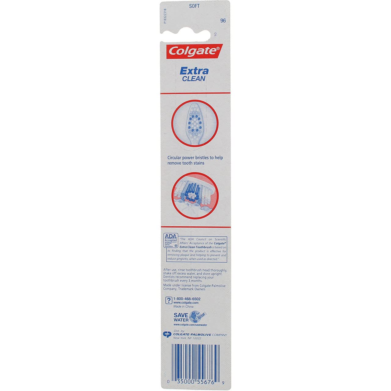 Colgate Extra Clean Circular Power Bristles Toothbrush Soft (Pack of 4)