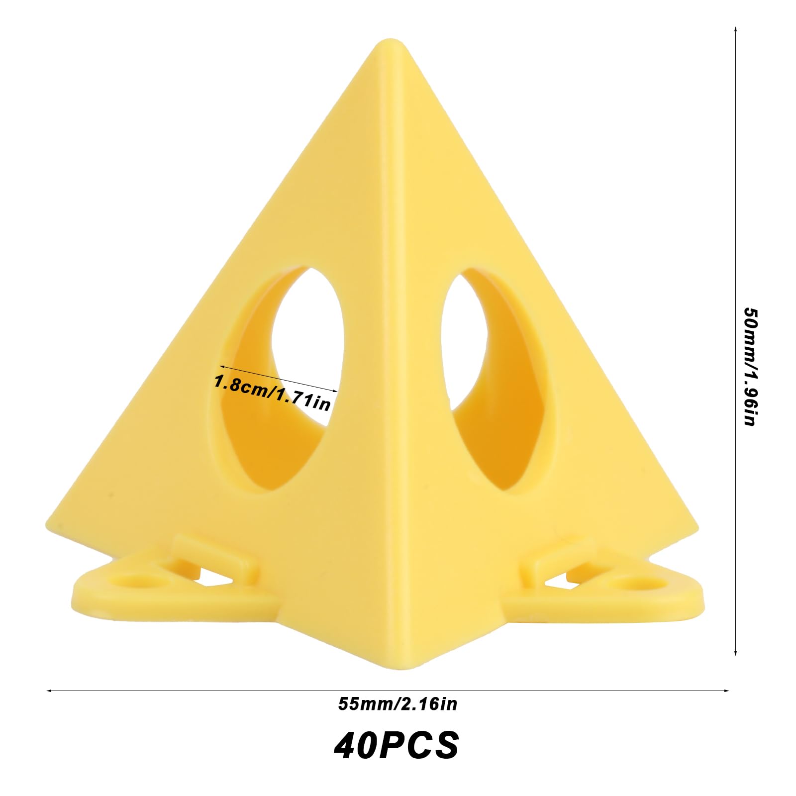 40pcs Pyramid Stands, Painters Pyramids, Painter's Painting Stands Pyramids, Mini Cone Paint Stands for Cabinet Paint, Canvas Stands, Door Risers Support, Painter Elevated, Paint Pouring Suppliers