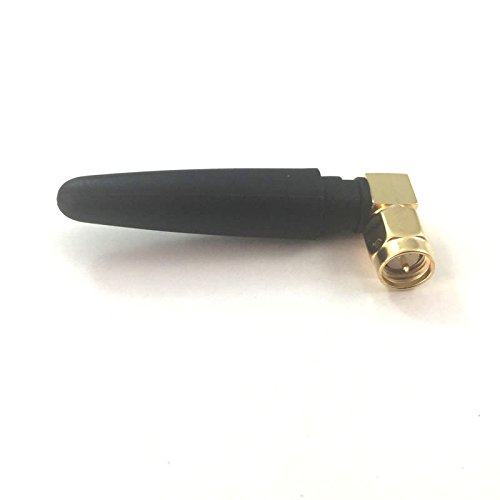 CENXIFJUDZ 2.4ghz 2.4 G WiFi Antenna 2dbi SMA Male (Pin) Connector with Mini PCI U.FL to SMA Female WiFi Pigtail RF1.13 Cable 15cm(Pack of 2)