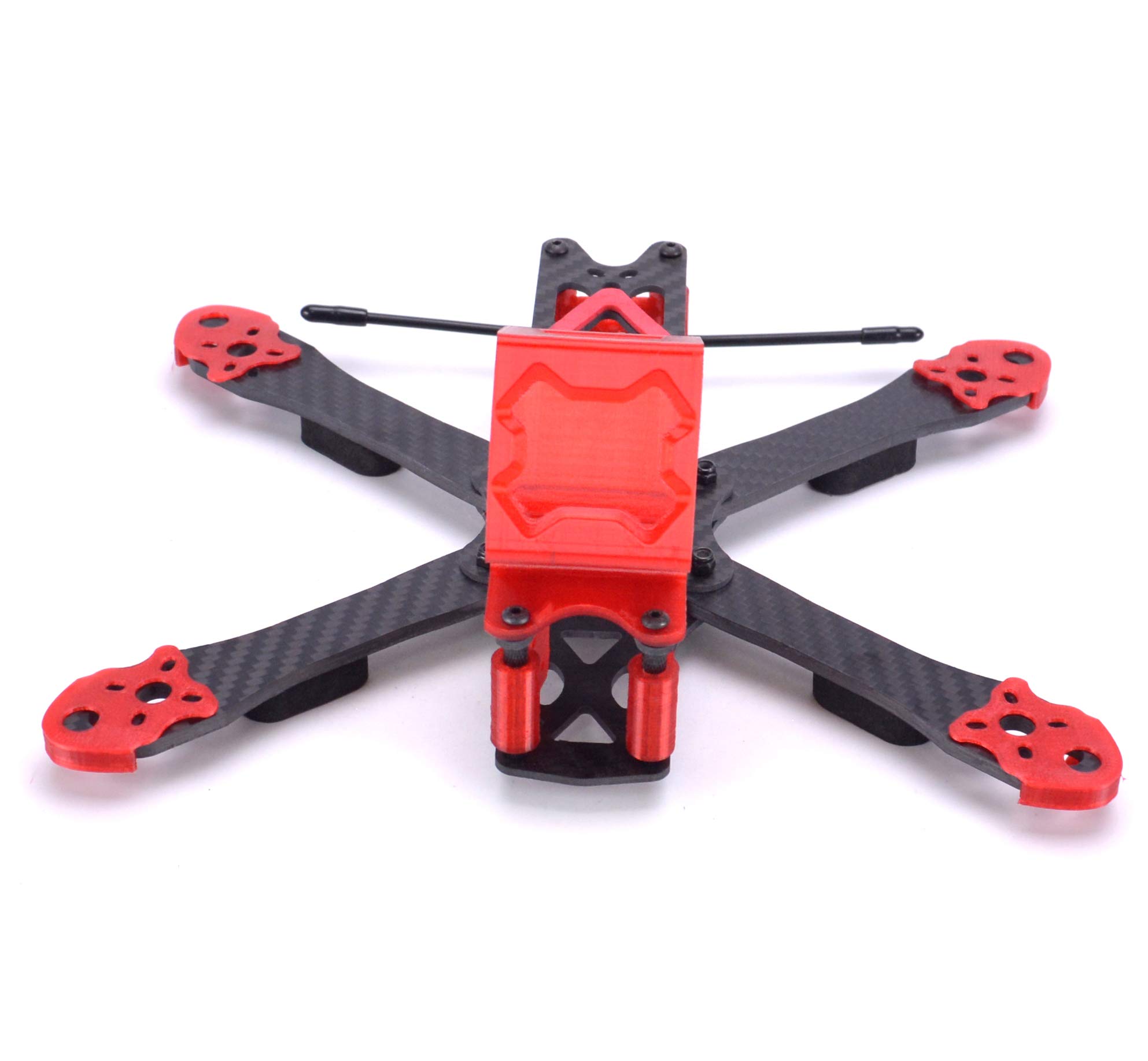 225mm FPV Racing Drone Frame 5inch Carbon Fiber Quadcopter Frame Kit with 3D Printed Camera Mount for Gopro
