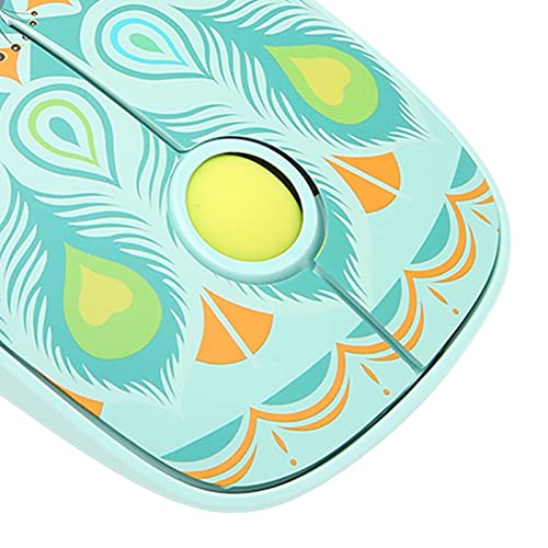 2.4GHz Wireless Mouse Cute Computer Mouse, Silent Cordless USB Mouse Wireless Optical Computer Mouse, 1500DPI, Automatically Sleep, for PC Laptop Notebook Kids Girl Gift