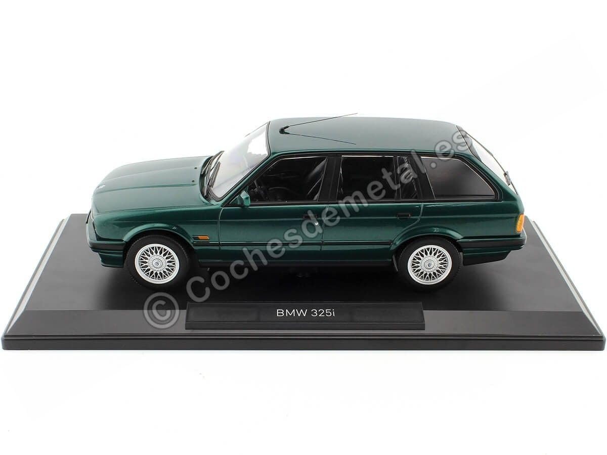 1990 325i Touring Green Metallic 1/18 Diecast Model Car by Norev 183219