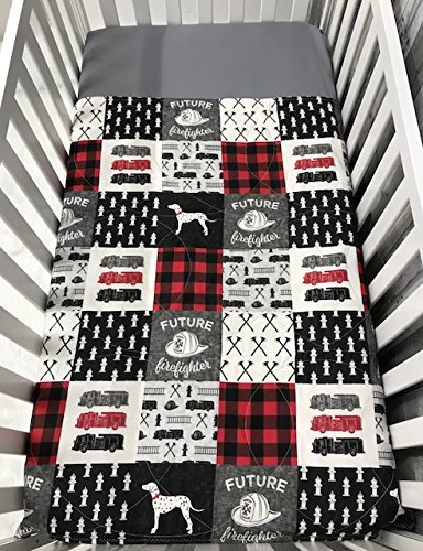Baby Boy Nursery Set , Baby , Firefighter , Fire Truck , Fire Fighter, Baby Bedding , Crib Bedding , Babylooms