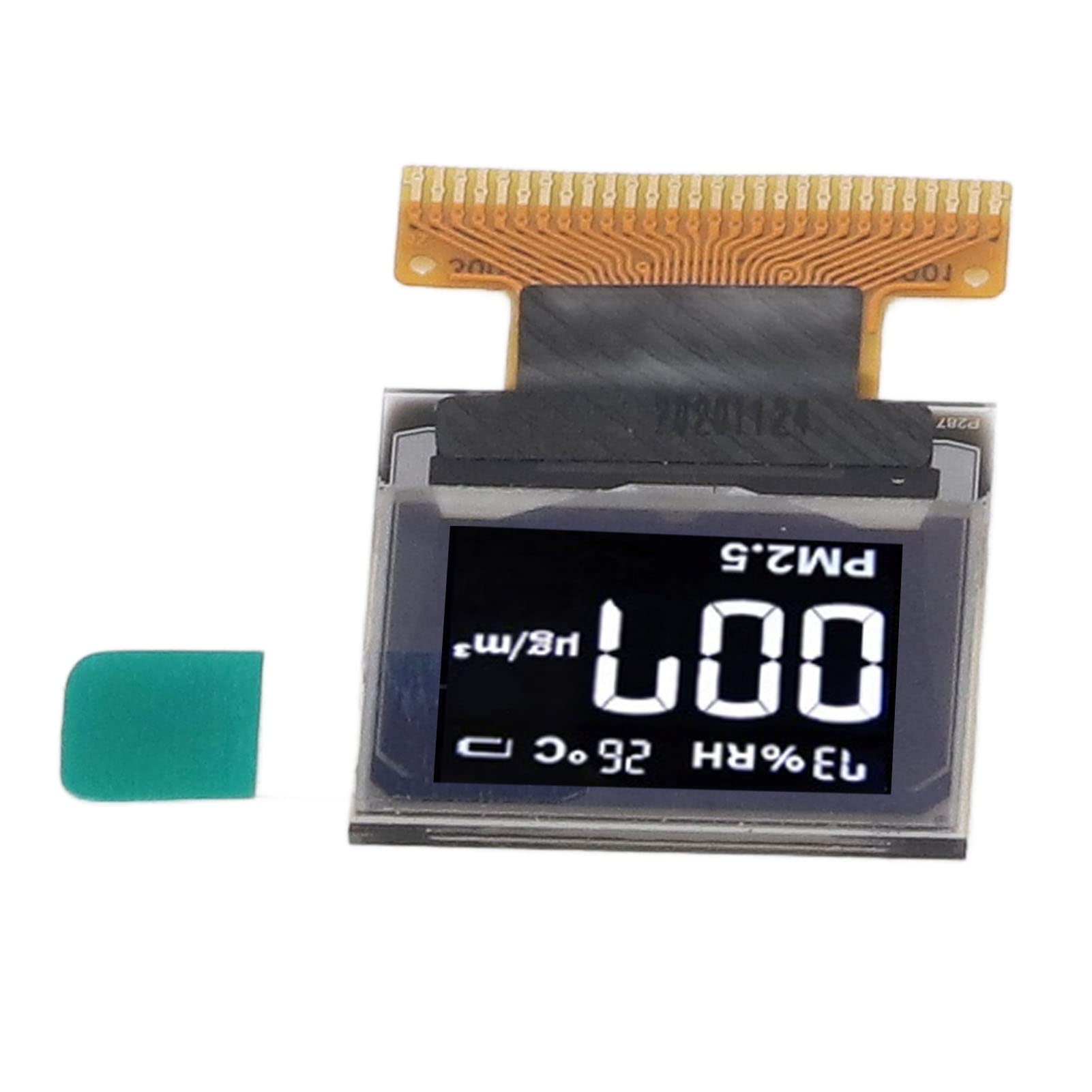 28PIN LCD Display Screen, 64x48 28PIN Organic Light Emitting Diode Display Bright 4Pcs 0.66in Glass Free Construction for Maintenance