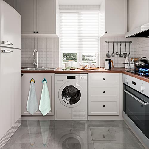 4 Pcs Dish Towel Hooks,Self Adhesive Wall Dish Towel Holder,Kitchen Push Hooks for Towel