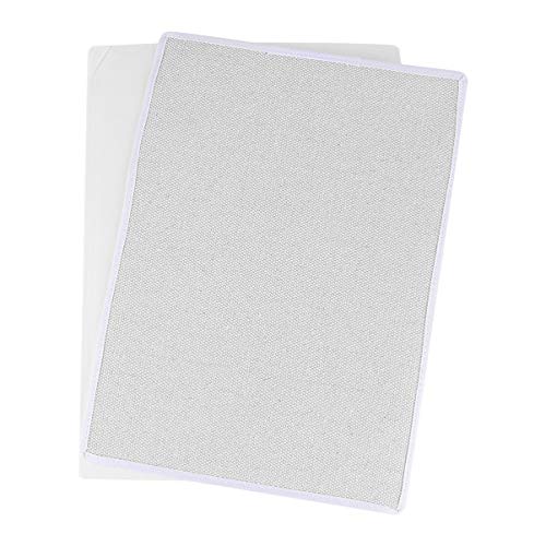 POPETPOP Cat Litter Box Liners 100pcs Disposable Bird Cage Liners Papers Non-Woven Absorbent Parrot Cages Cushion Pad Mat Accessories (White) Bird Paper Pad