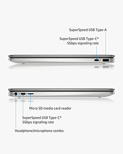 HP Chromebook 14a Laptop, AMD 3015Ce Processor, 4 GB RAM, 32 GB eMMC Storage, 14-inch Micro-Edge HD Display, Google Chrome OS, Anti-glare Screen, Long-Battery Life (14a-nd0010nr, 2021, Mineral Silver)