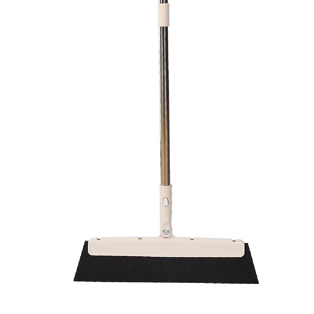 NC Magic Broom Multifunctional Broom, Bathroom Toilet Wiper Sweeping Hair, Shaving Floor, Broom, Broom Dual-use 2 Pack Brown