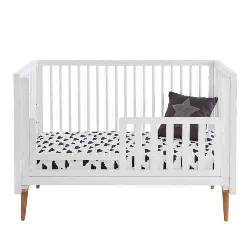 Contours - Roscoe - Toddler Bed & Day Bed Conversion Kit Easy-to-Assemble with Built-in Hardware – White