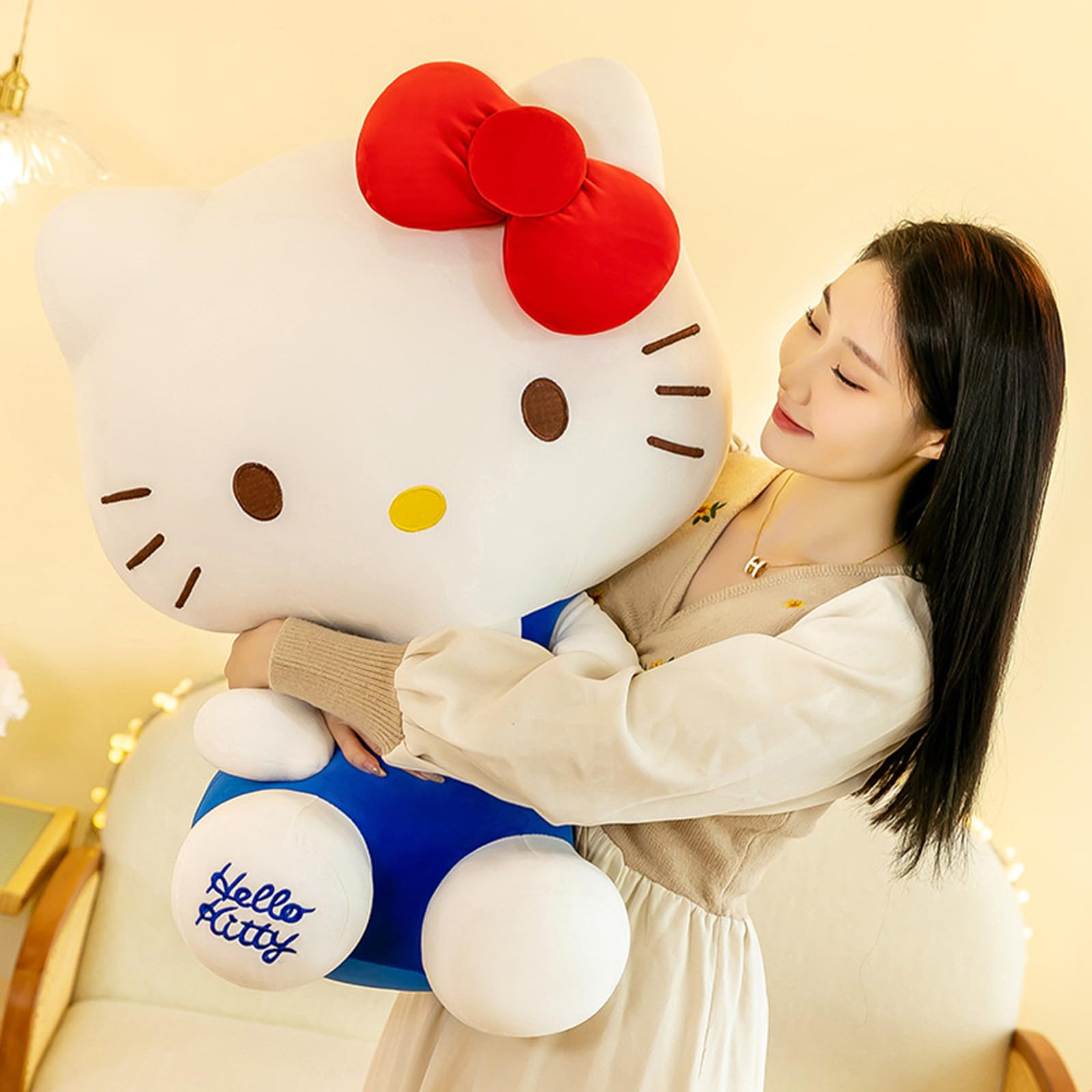 23 "Cute Cat Plush Toys for Hello Kitty Plush, Suitable for Friends and Family Plush Gifts
