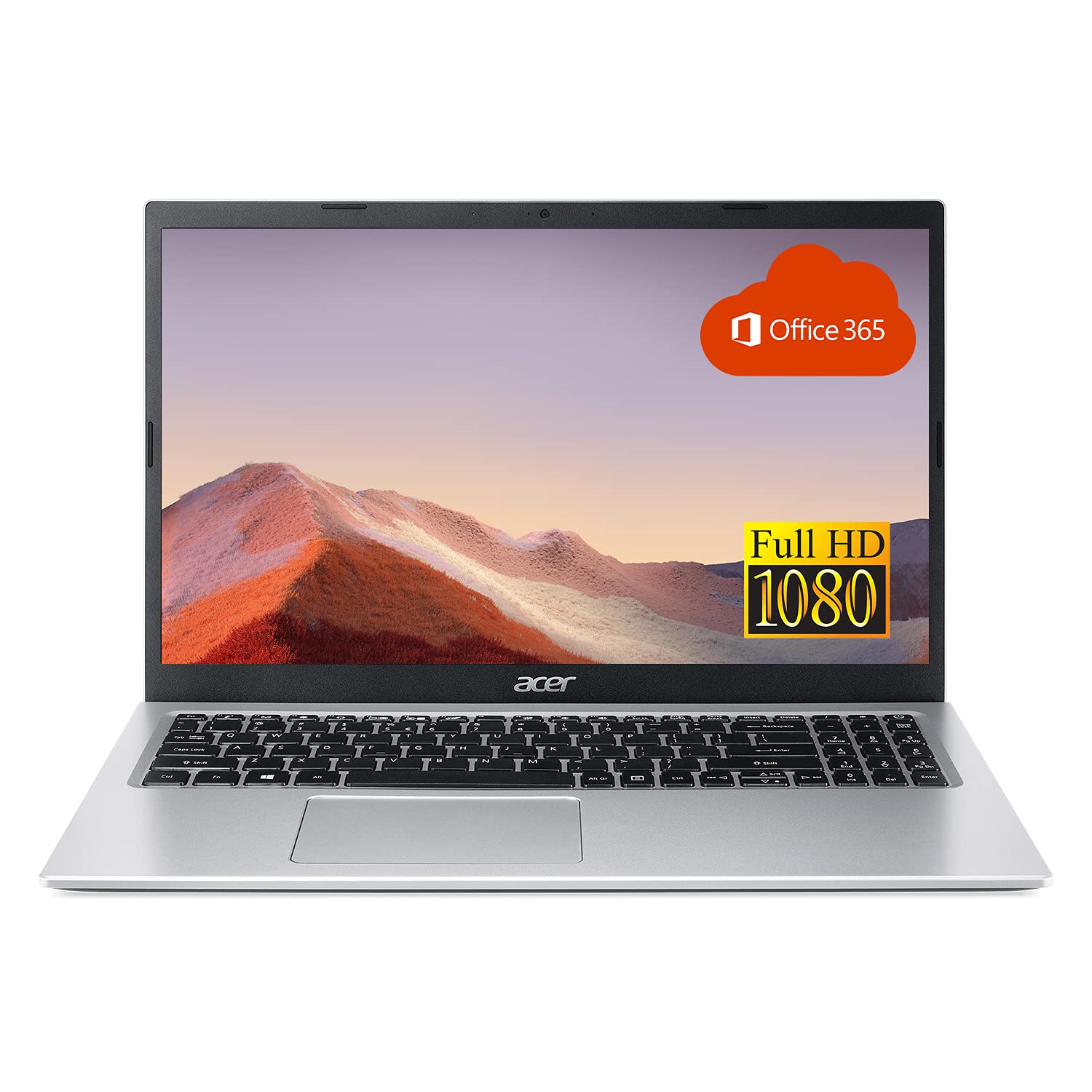 2022 Acer Aspire Thin and Light Laptop, 15.6" FHD Display, Intel Celeron Dual-Core N4500 Processor, 16GB RAM, 256GB SSD, Webcam, WiFi, HDMI, Bluetooth, Windows 11, Pure Silver (Renewed)