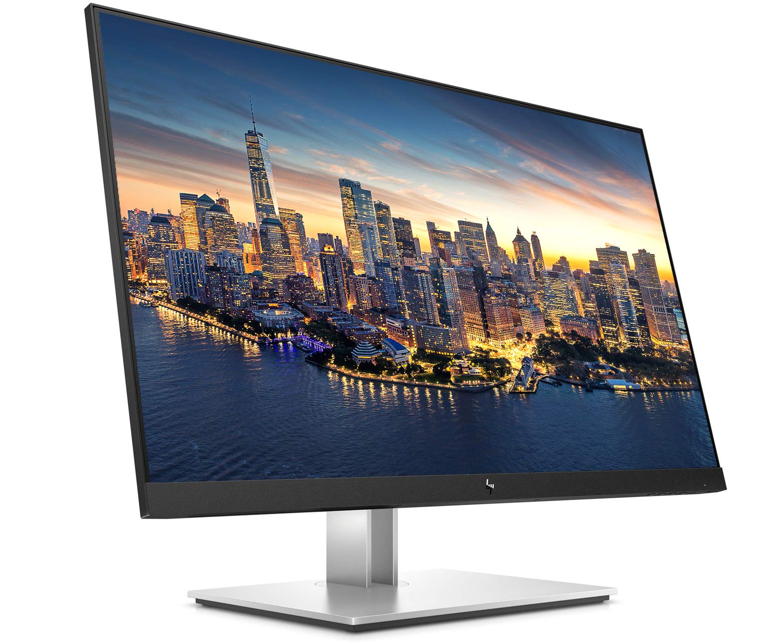 HP EliteDisplay E27q G4 27 Inch QHD IPS Office Monitor Bundle with HDMI, Blue Light Filter, Bluetooth Magnetic Pro Travel Friendly Speakers, MK270 Wireless Keyboard and Mouse, and Gel Pads