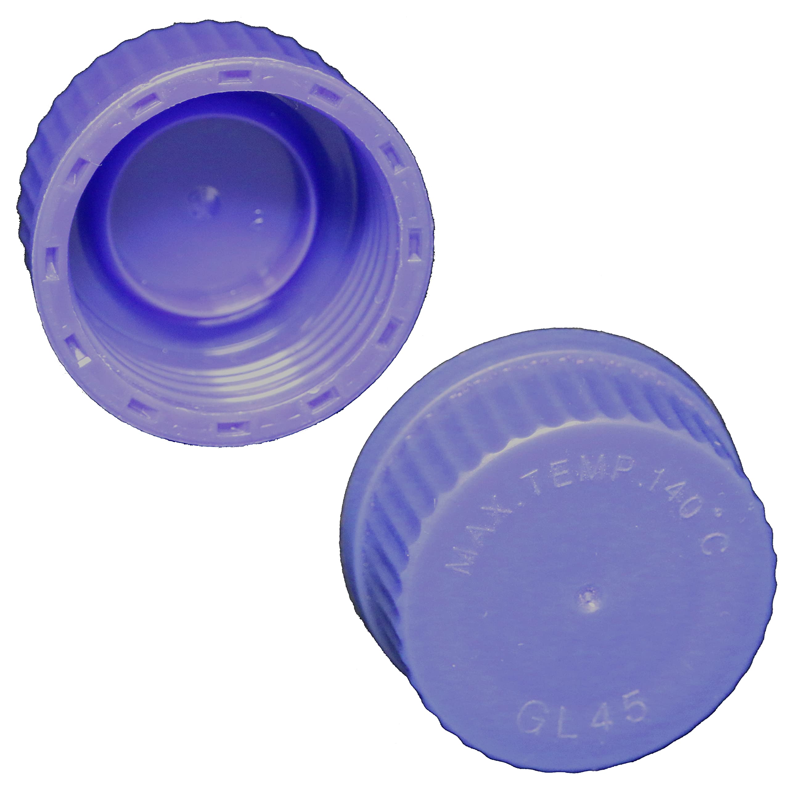 500ml Glass Round Media Storage Bottles with GL45 Screw Cap, Borosilicate Glass, Karter Scientific 251M8 (Pack of 2)