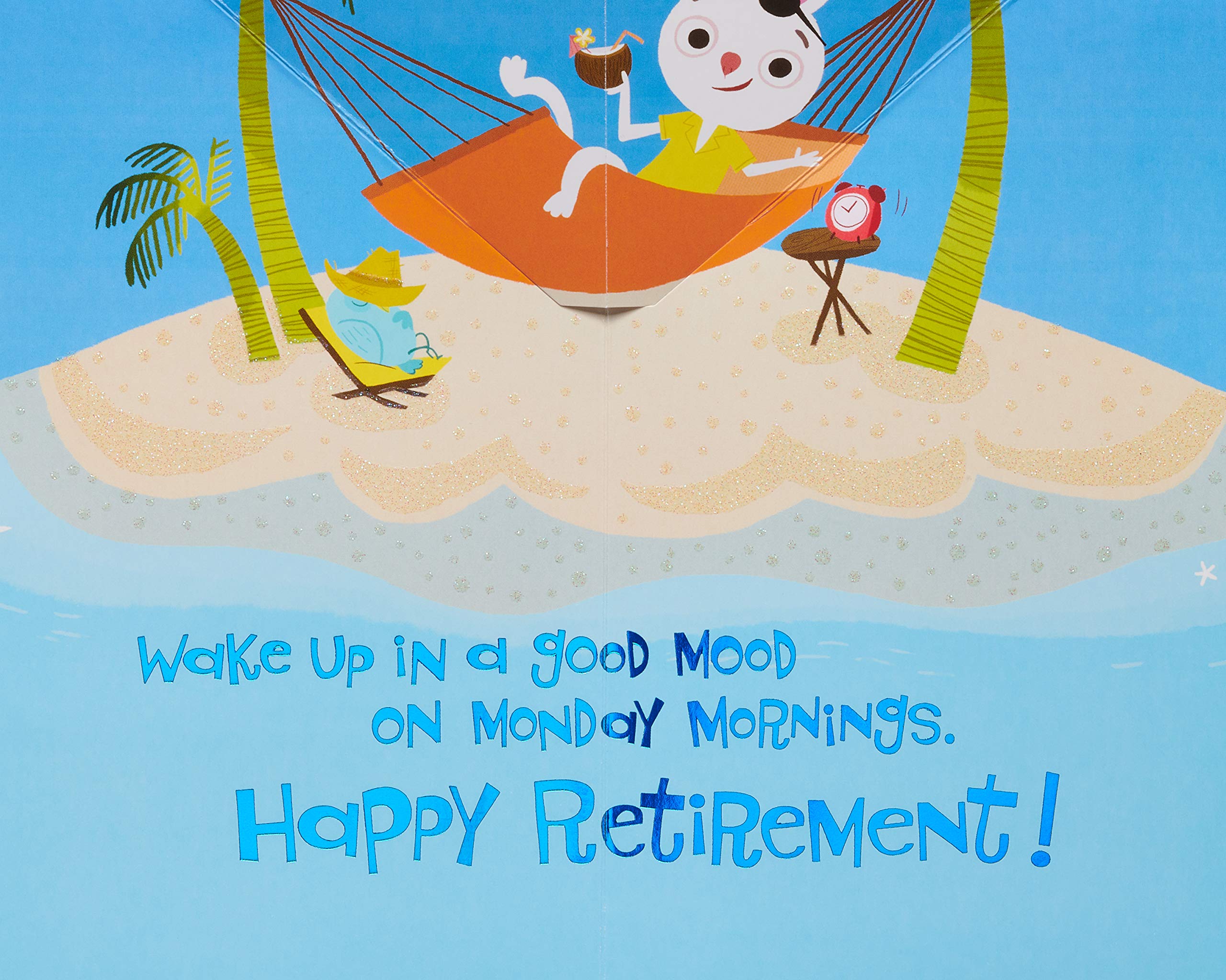 American Greetings Funny Retirement Card (Monday Mornings)