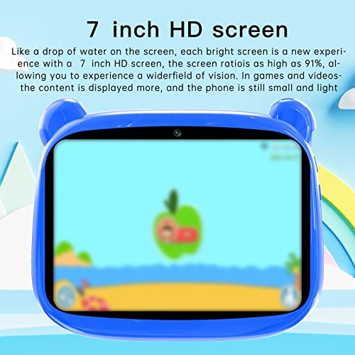 2022 New Android 5.1 Tablet 7 Inch, 2gb Ram 16gb Storage, 0.3mp+2mp Dual Camera,1280x800 IPS Hd Display Screen, Wi-fi Bluetooth 3000mah,Best for Boys and Girls(MAKAOR) (Blue)