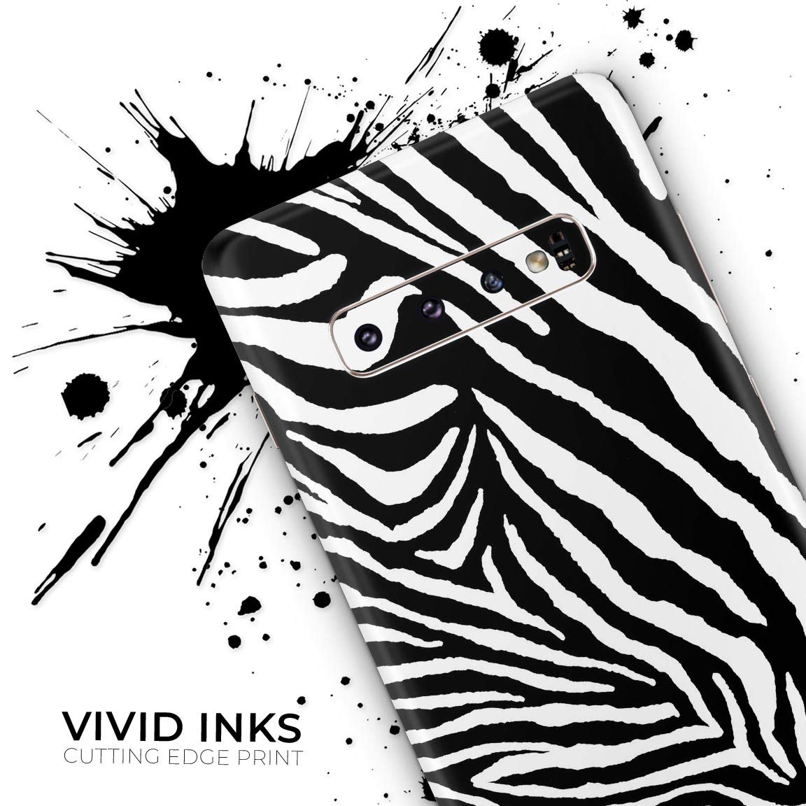DesignSkinz Toned Zebra Print Protective Vinyl Decal Wrap Skin Cover Compatible with The Samsung Galaxy S20 (Screen Trim & Back Glass Skin)