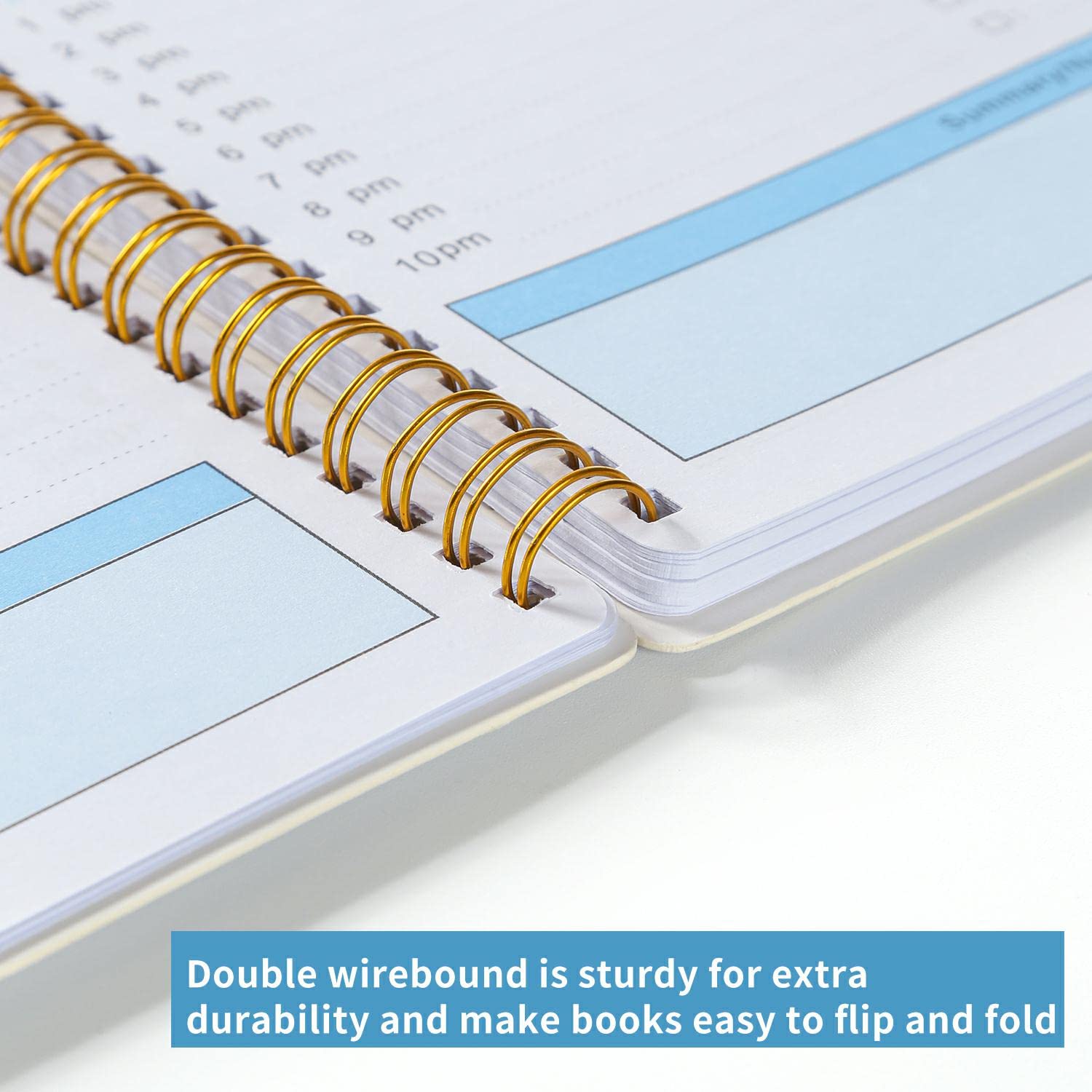 2022 Daily Planner, G.Kao S.Raw Time Management Manual and 2022 schedule with To Do List Notebook,7.28"X 10.23" Inch for 120 Days Hourly Daily Planner
