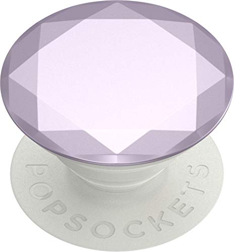 PopSockets Phone Grip with Expanding Kickstand, PopSockets for Phone - Metallic Diamond Lavender