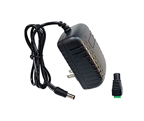 Jieyitech 5V 3A 15W Power Supply AC 100-240V to DC 5V AC Adapter Transformer Converter Charger 5.5x2.1mm Plug for LED Pixel Strip Light CCTV Camera Security System Computer Project