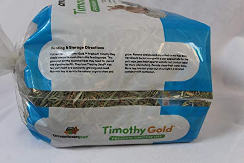 American Pet Diner 140 Timothy Gold Hay, 24 Oz,Blue