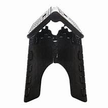 9" Black Step Stool