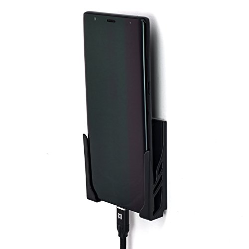 Dockem Koala Wall Mount 2.0 for iPhones, Samsungs & Most Phones: Damage-Free Universal Dock for iPhone 12, Pro, Pro Max, Mini; 11, Pro, Pro Max; SE 2, XS, Max, XR, X, 8, 8+, Galaxy S21s & More [Black]