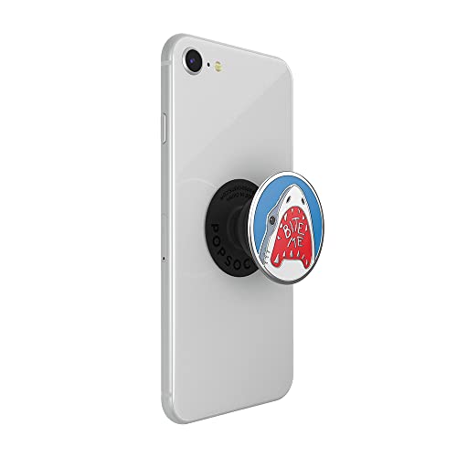 PopSockets PopTop (Top only. Base Sold Separately) Swappable Top for PopSockets Phone Grip Base - Enamel Shark Bites