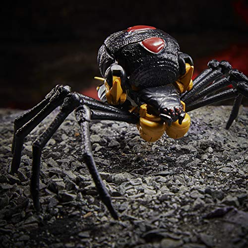 Transformers Toys Generations War for Cybertron: Kingdom Deluxe WFC-K5 Blackarachnia Action Figure - Kids Ages 8 and Up, 5.5-inch