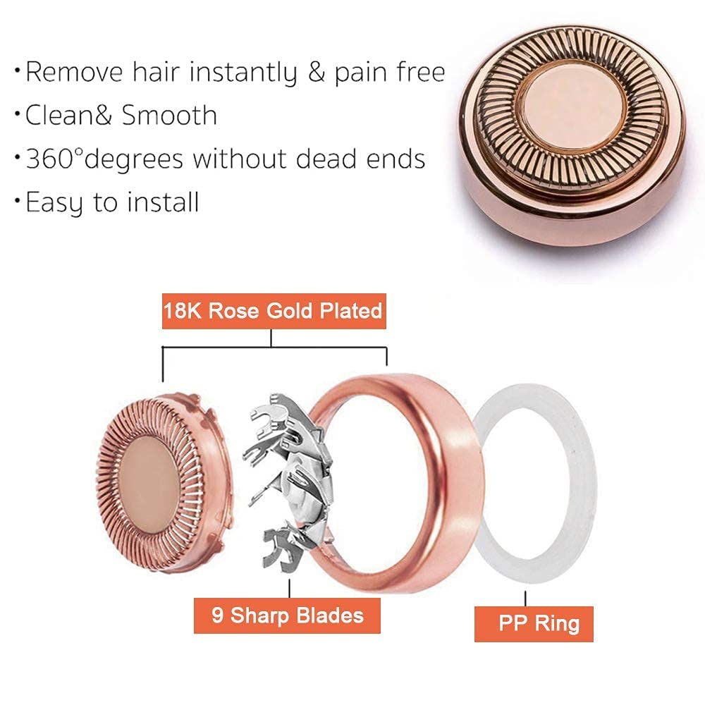Compatible for Finishing Facial finishing replacement head, ladies razor razor replacement,
