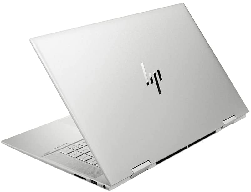HP 2022 Envy X360 2-in-1 15.6" FHD Touchscreen Laptop Computer, Intel Core i7-1165G7, 16GB RAM, 512GB PCIe SSD, Backlit Keyboard, Intel Iris Xe Graphics, Windows 11, Silver, 32GB SnowBell USB Card