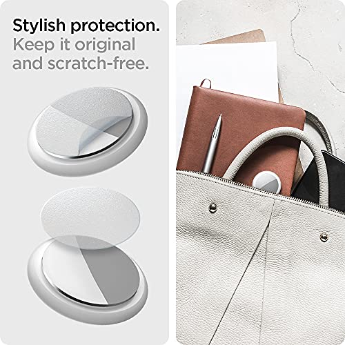 Spigen Protective Film [AirSkin Shield] designed for AirTag (2021)(4 Front) - Clear Matte