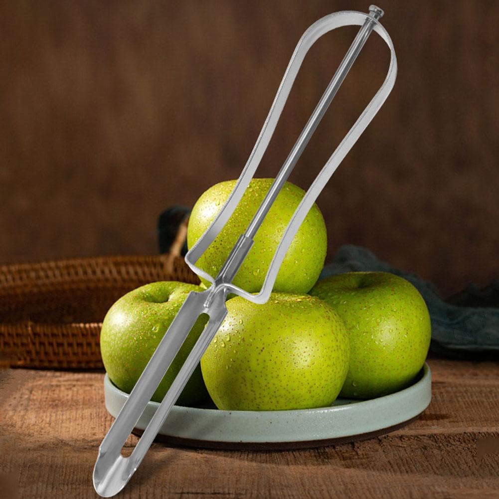 1pcs Stainless Steel Rotary Peeler Multi-function Peeling Knife,potato Carrot Hand Peeler Food Fruit Vegetable Cutter Kitchen Tools,vegetable Grater Melon Planer for Home Kitchen Outdoor