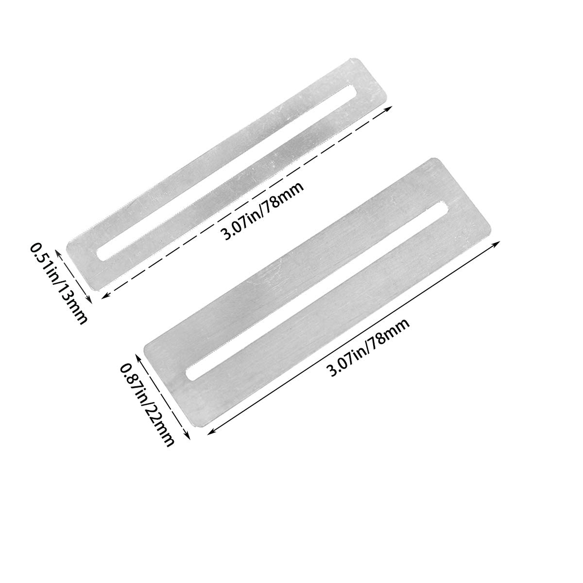 2 Set Guitar Fingerboard Guards, Stainless Steel Guitar Fingerboard Protector, Luthier Tool, Fretboard Protector