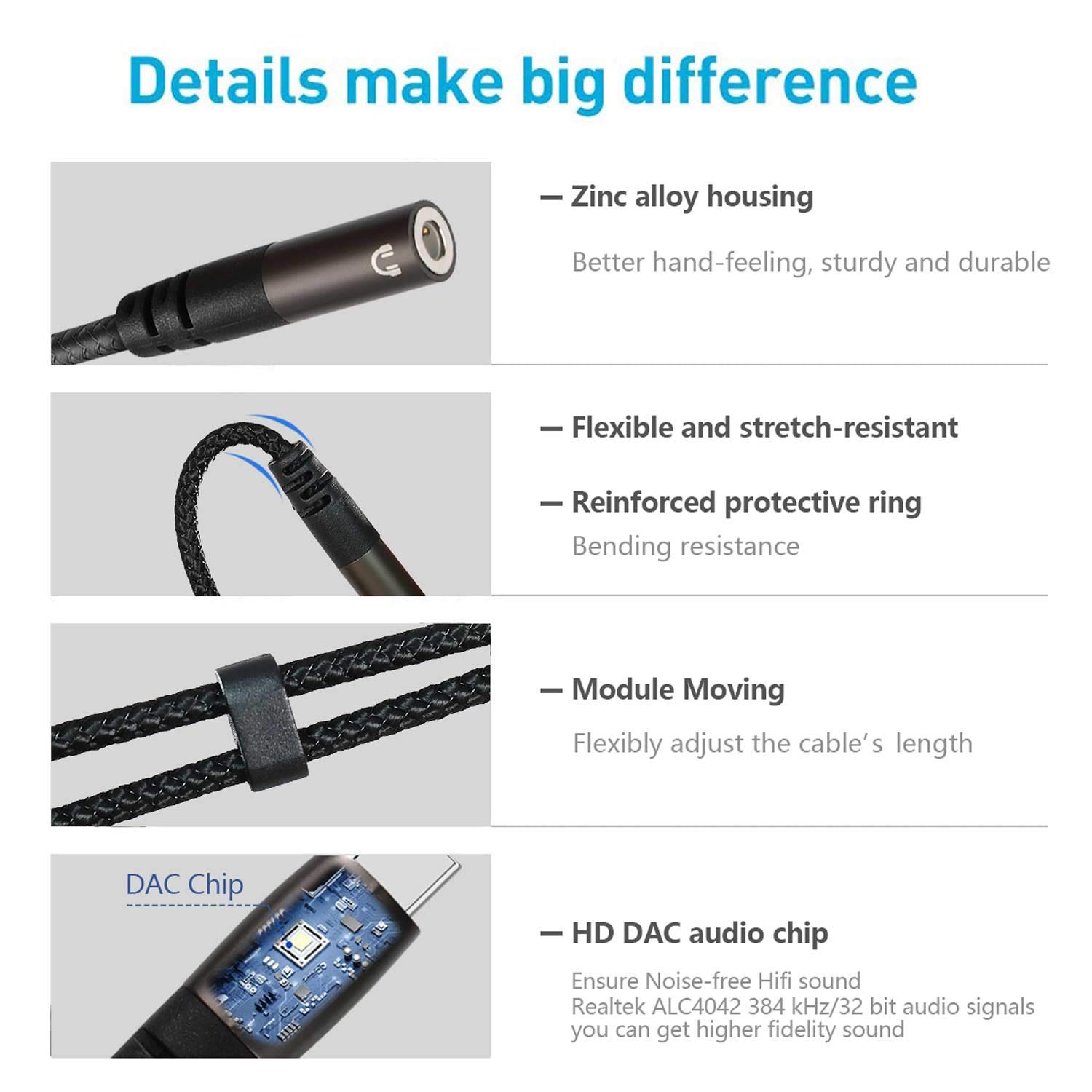 ZARSSON USB C Microphone Adapter, USB Type C to 3.5mm Combo Headphone Jack Audio Mic Adapter Y Splitter for Mac Book Pro, i-Pad Pro 2018/2020, OnePlus 7 Pro/8 Pro, Galaxy Note 10/10+/S20/20+/20 Ultra