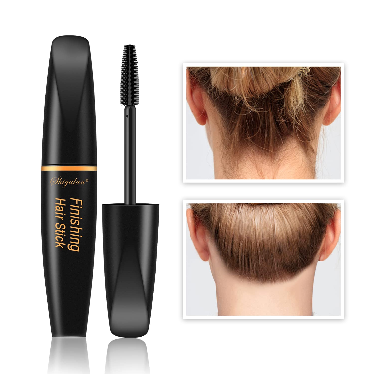 SUOFEIYA Hair Wax Stick for Women 2PC - Hair Finishing Stick, Fly Away Tamer and Mascara - Refreshing and Not Greasy