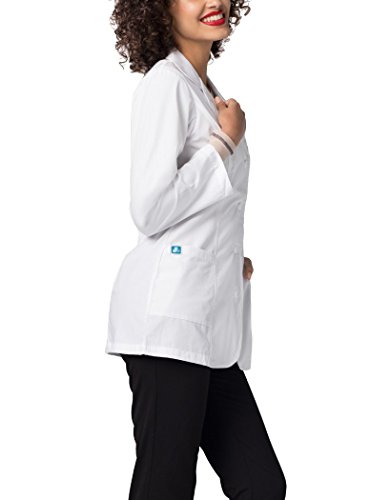 Adar Universal Lab Coats for Women - Princess Cut 30" Consultation Lab Coat - 806 - White - M