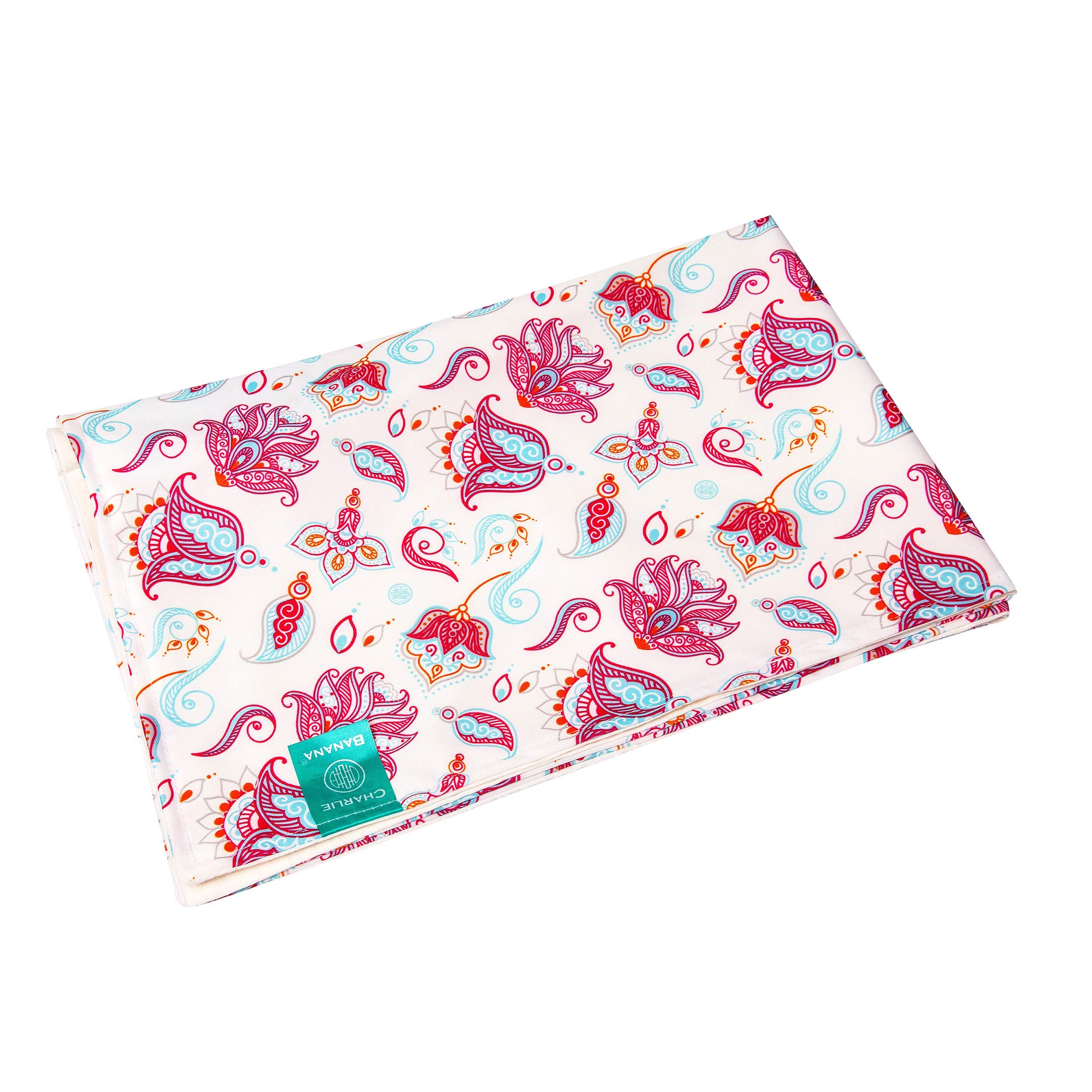 Charlie Banana Baby Premium Cotton Reusable and Washable Ultra-Soft Changing Pad, Cotton Bliss