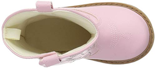 Baby Deer Round Toe Western Boot, White SZ 2