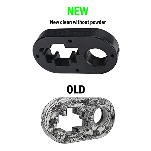 3mirrors Handle Keeper for Hi-Lift Jack Lifter, Built-in Steel Plate Super Durable Sun-Resistant Rubber Handle Bar Protector Jack Handle Holder Upgrade