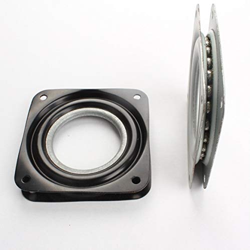 2WAYZ 4 Pack of 4โ Lazy Susan Ball Bearing Swivel Plate Attachment. Stable (0.8MM Thickness) Turntable Base Hardware, Perfect as a Spinner Replacement Part. Enjoy!