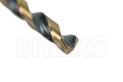 Shars A to Z 26 Pcs HSS Heavy Duty Black & Gold Finish Jobber Drill Set 135° Point Angle 404-2934 S)